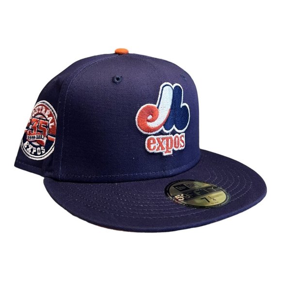 New Era | Accessories | New Era Montreal Expos 59fifty Fitted Hat Cap ...